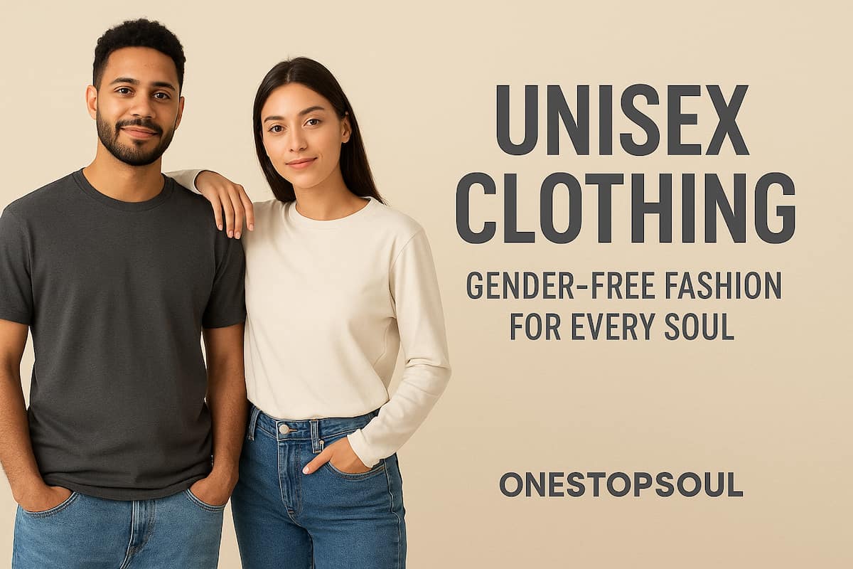 Unisex – Gender-Free Fashion for Every Soul | OneStopSoul